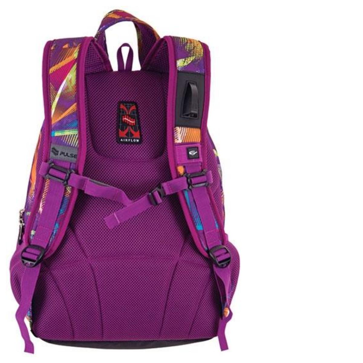 BACKPACK PULSE 2in1 TEENS PURPLE LASER PULSE 36L