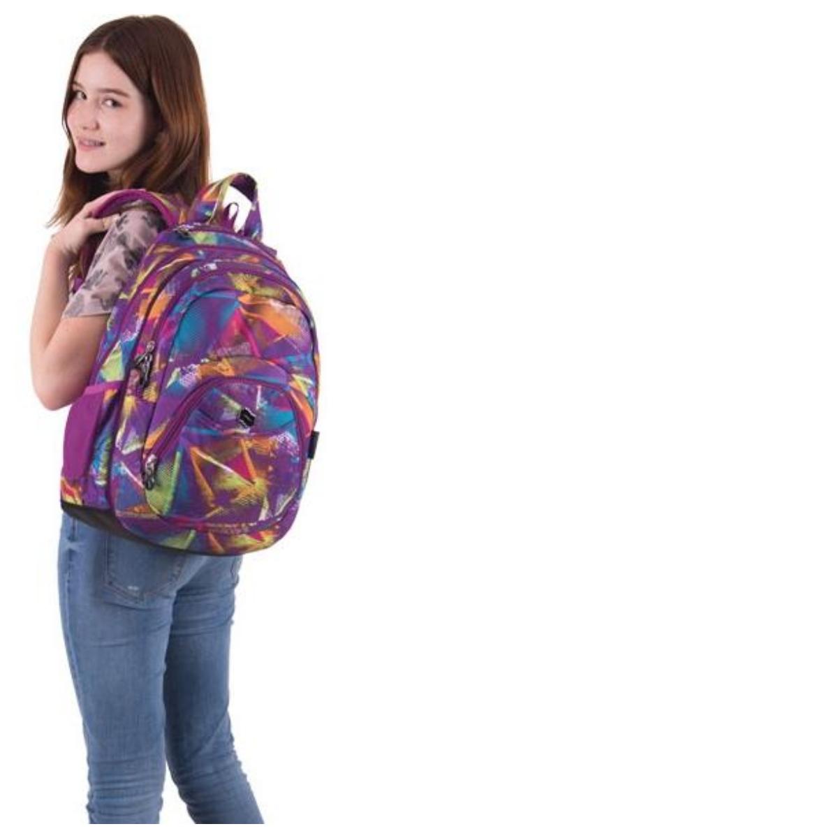 BACKPACK PULSE 2in1 TEENS PURPLE LASER PULSE 36L