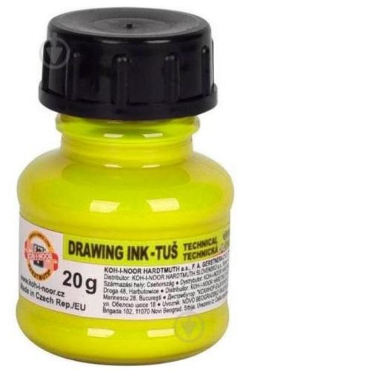 Ink for Drawing, for Artists Koh-I-Noor 0141790002LP 20g. Fluorescent ...