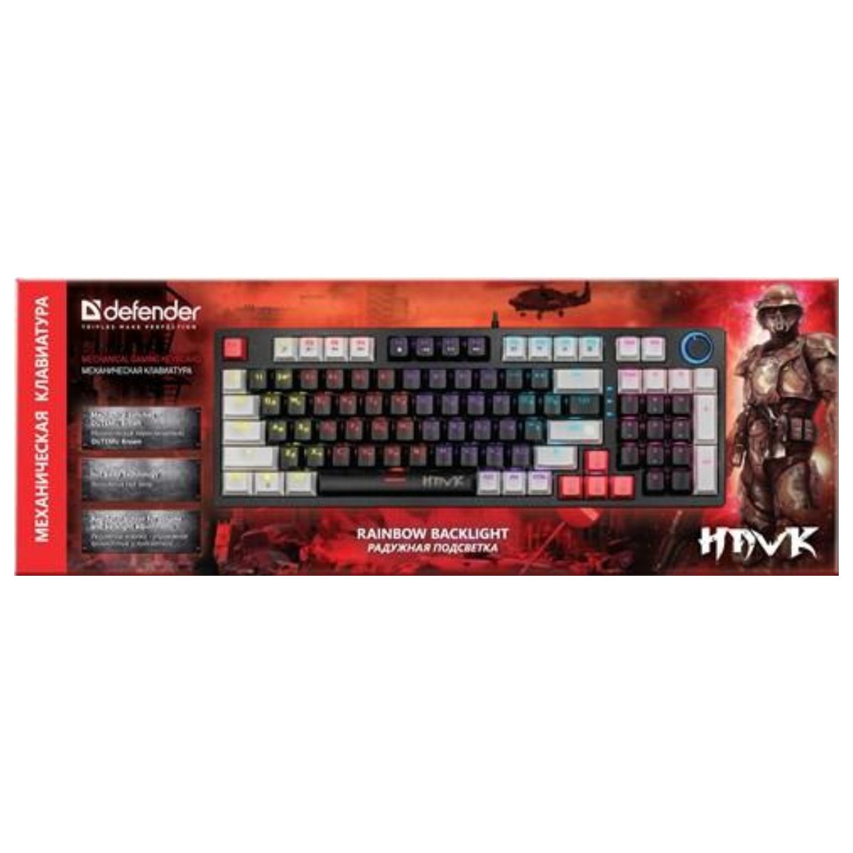 Mechanical Keyboar HAWK GK-418 - Defender